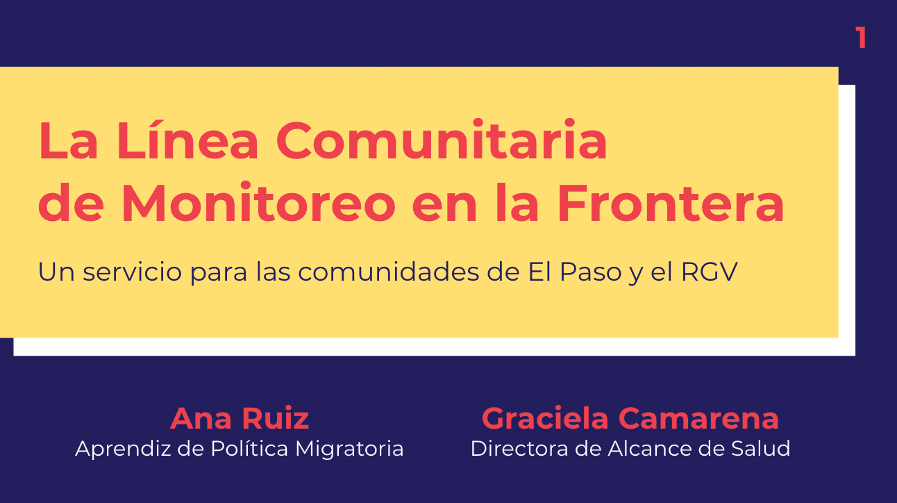 Protecting Immigrant Communities: The ACLU Border Community Watchline ...